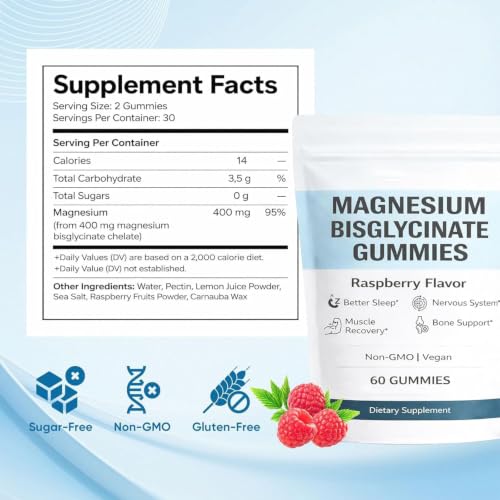 Daily magnesium gummies for stress relief