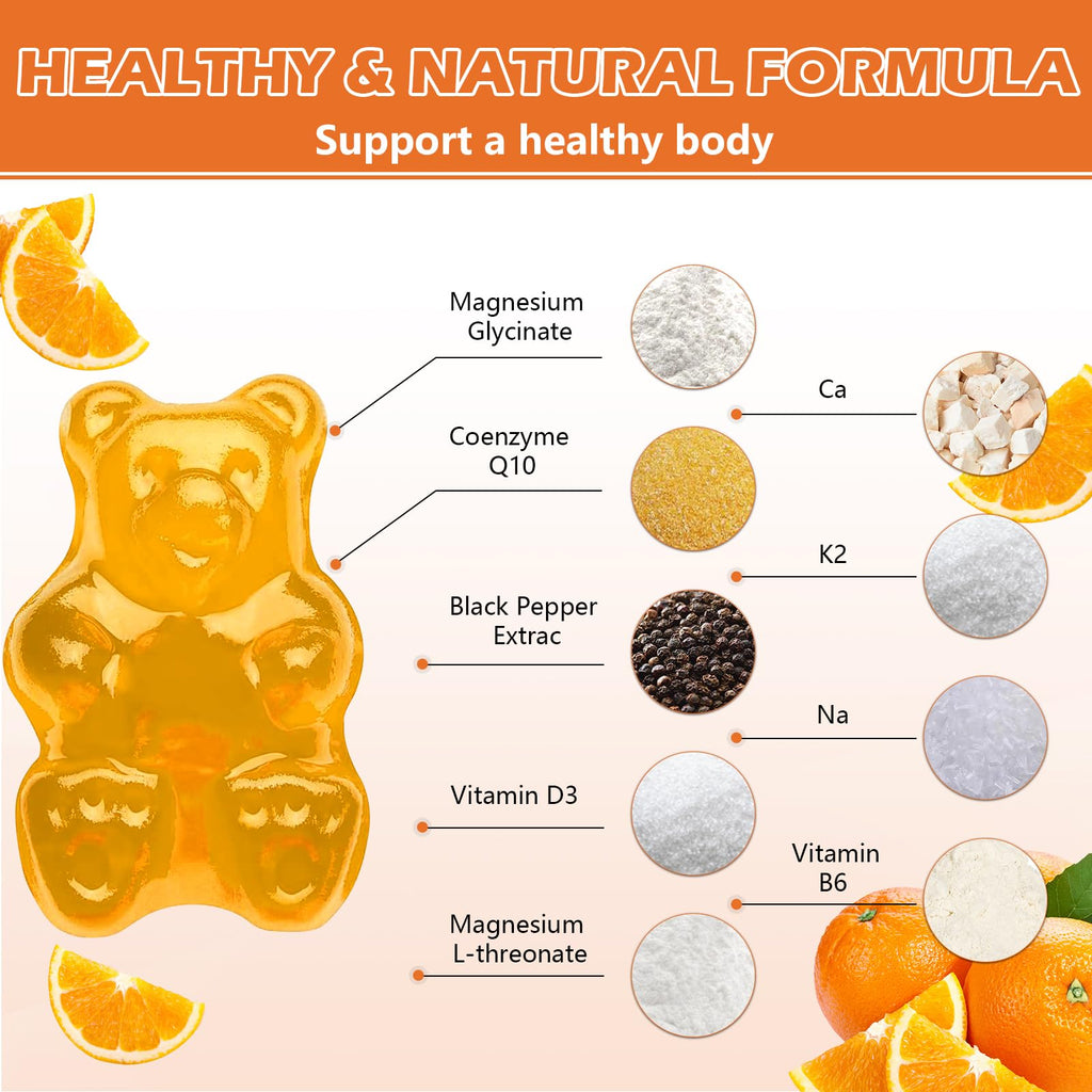 Daily magnesium intake with gummies