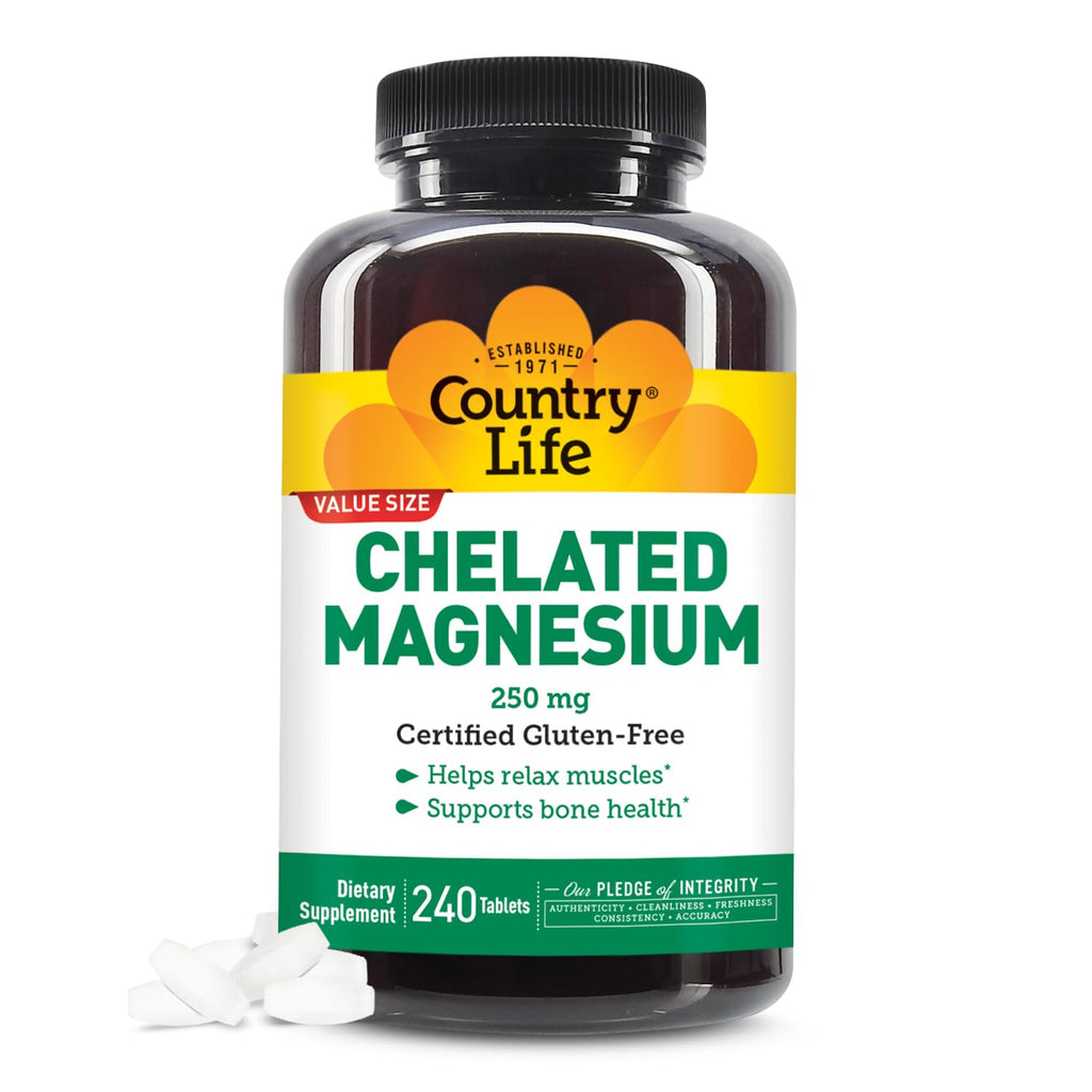 Daily magnesium supplement for bone health