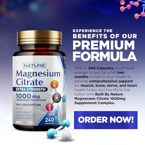 Daily magnesium supplement for energy