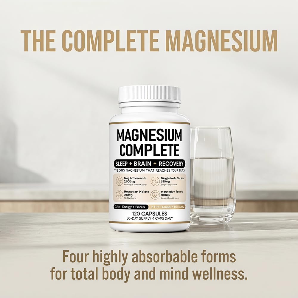 Daily magnesium supplement for energy