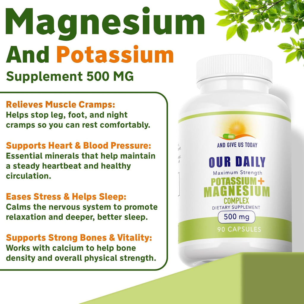 Daily magnesium supplement for muscle health