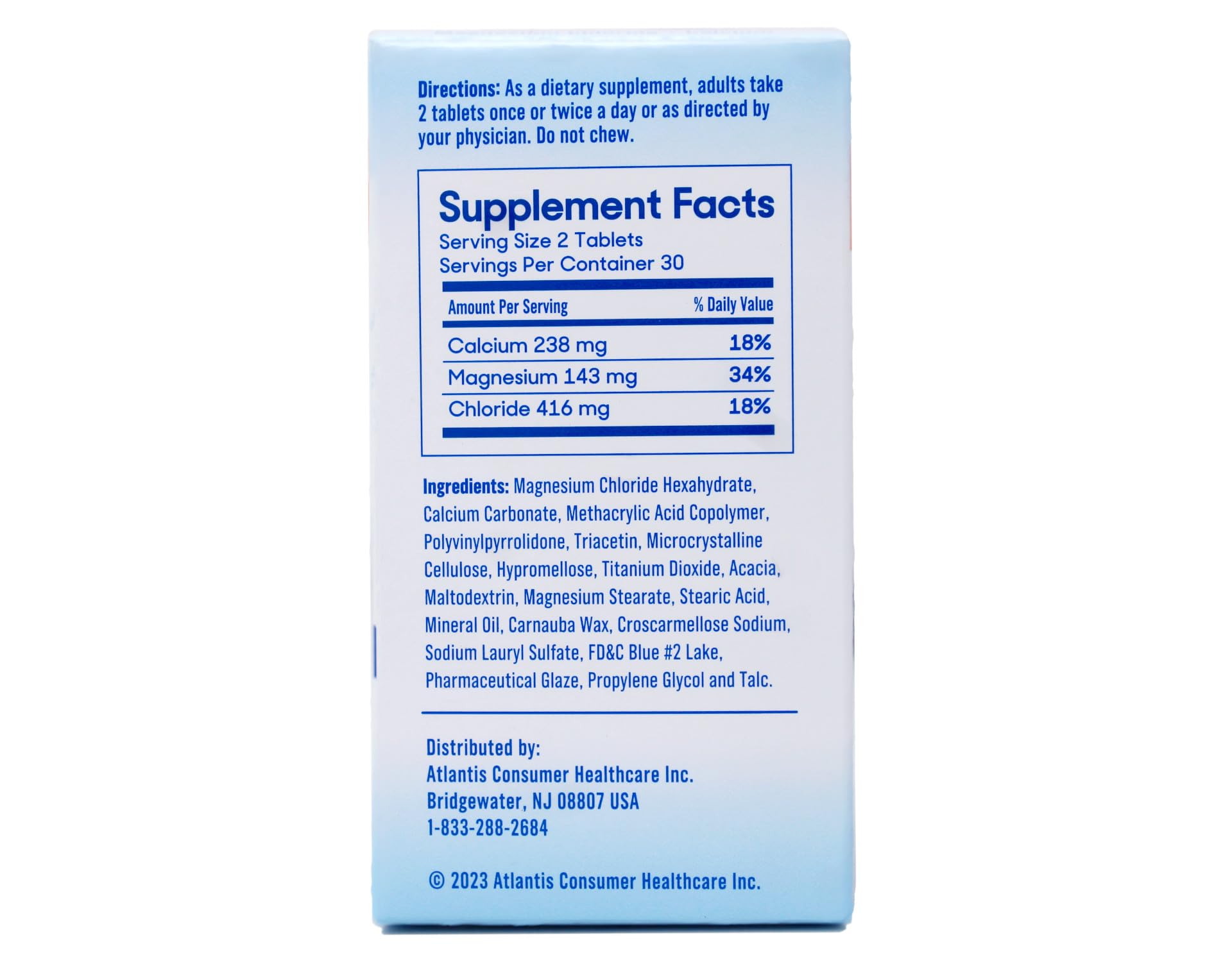 Daily magnesium supplement for wellness