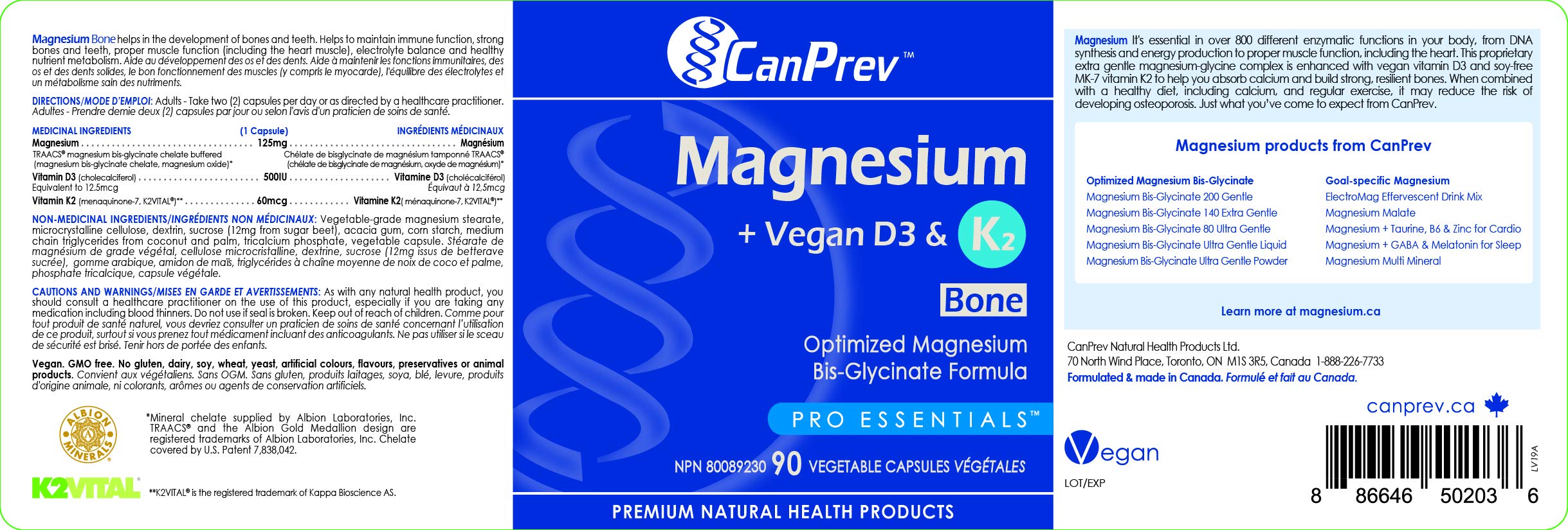 Daily magnesium support for vitality