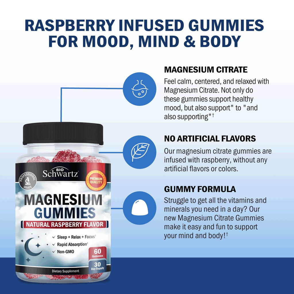 daily magnesium support gummies