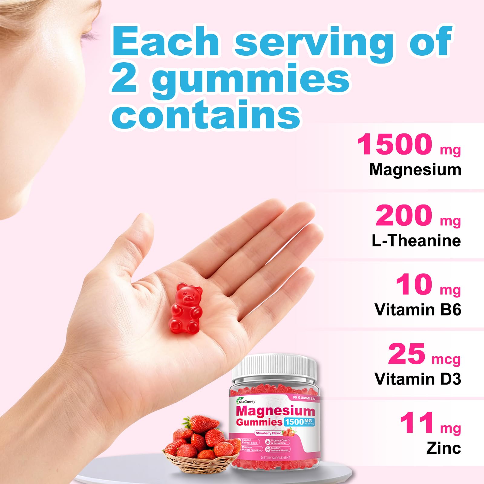 daily magnesium support gummies