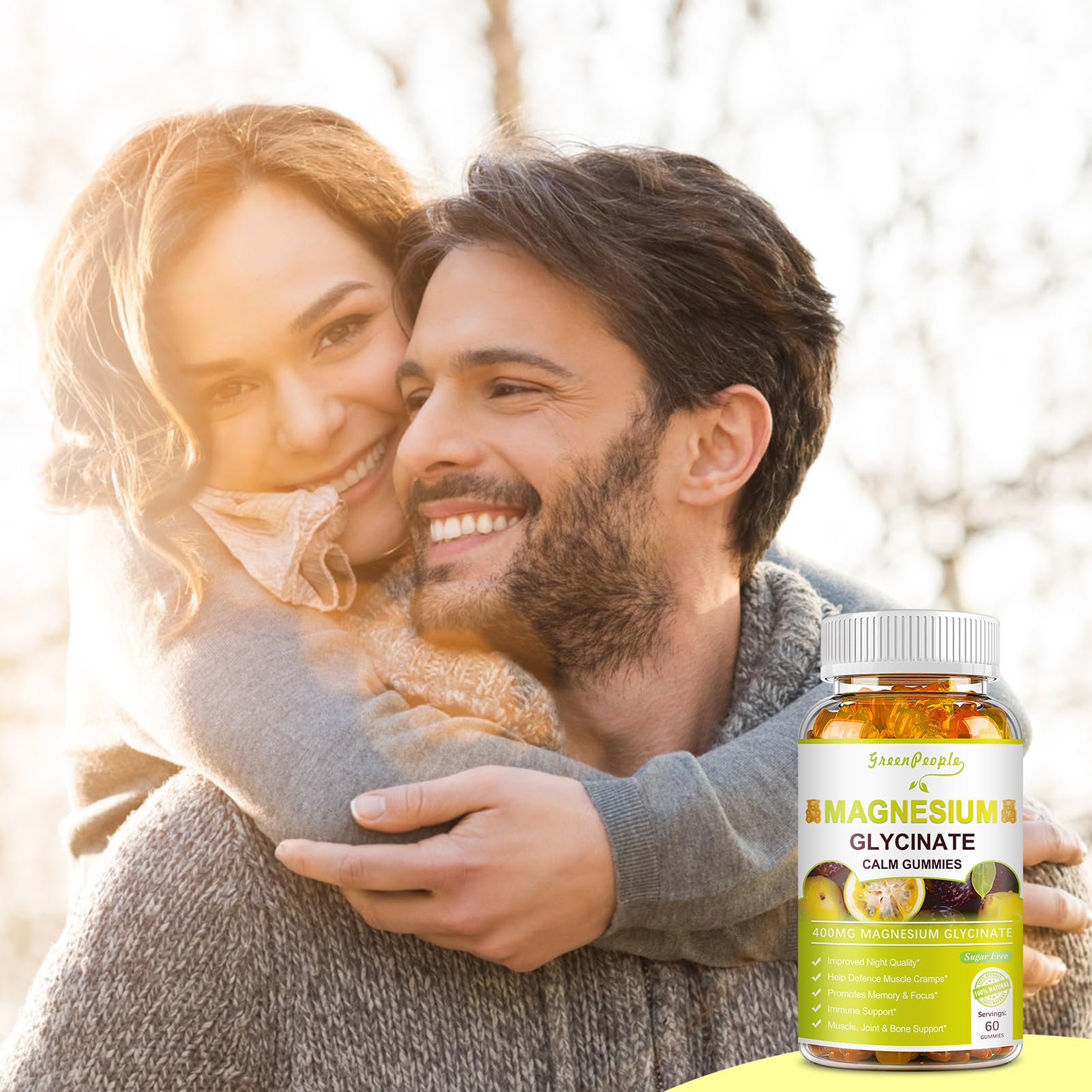 daily magnesium support in gummy form