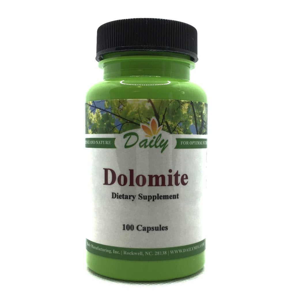 Daily Manufacturing Dolomite 1000 mg capsules