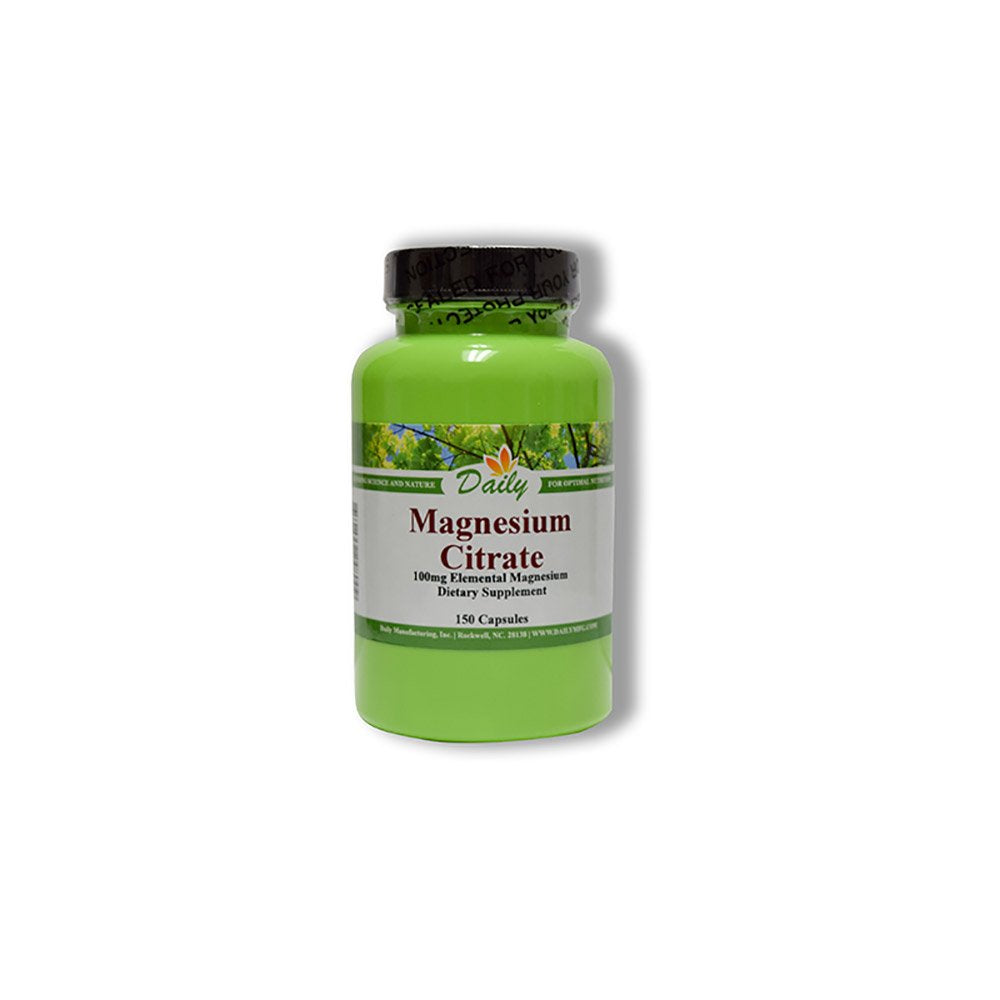 Daily Manufacturing magnesium citrate capsules