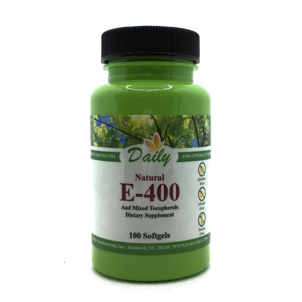 Daily Manufacturing Vitamin E softgels