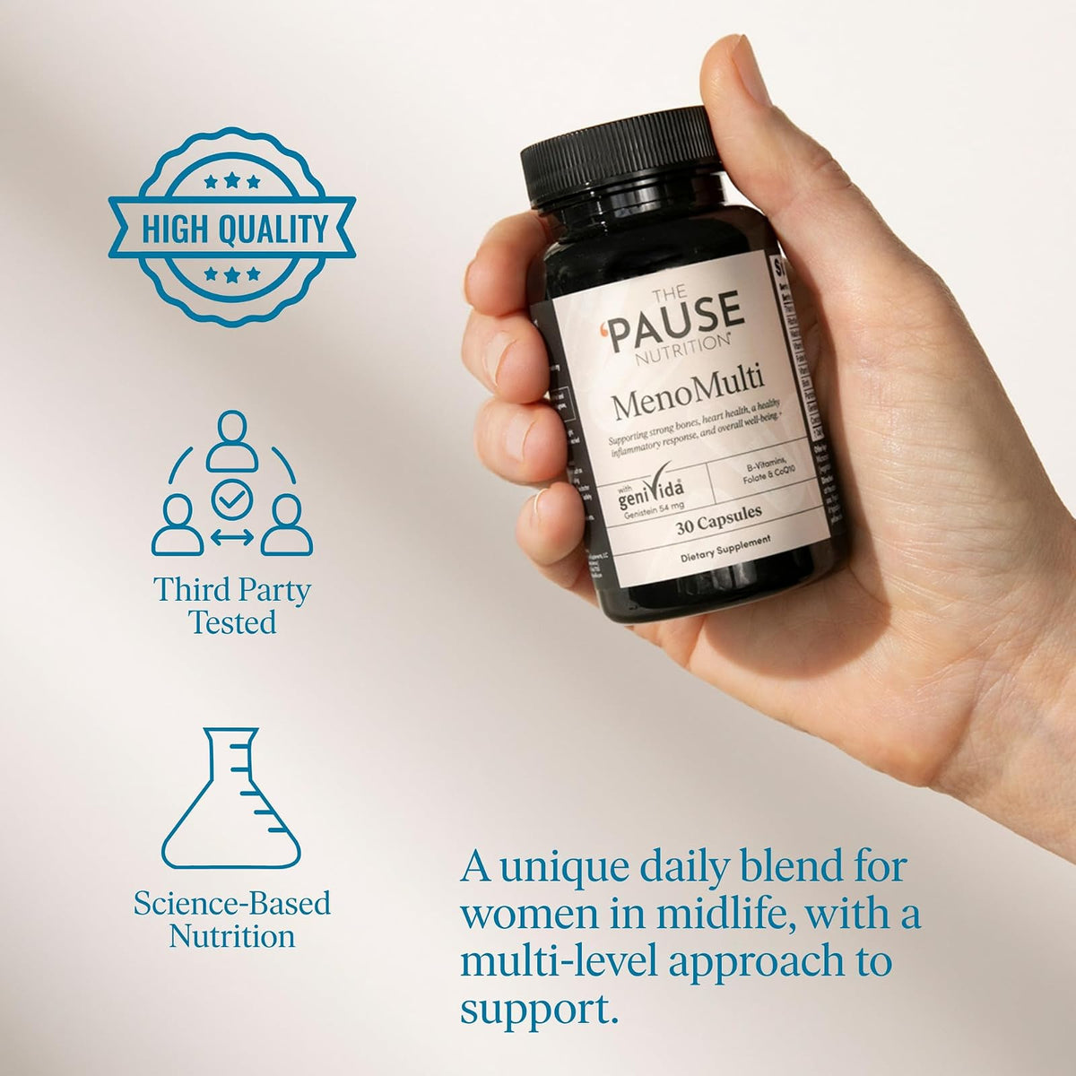 Daily menopause relief capsules for women
