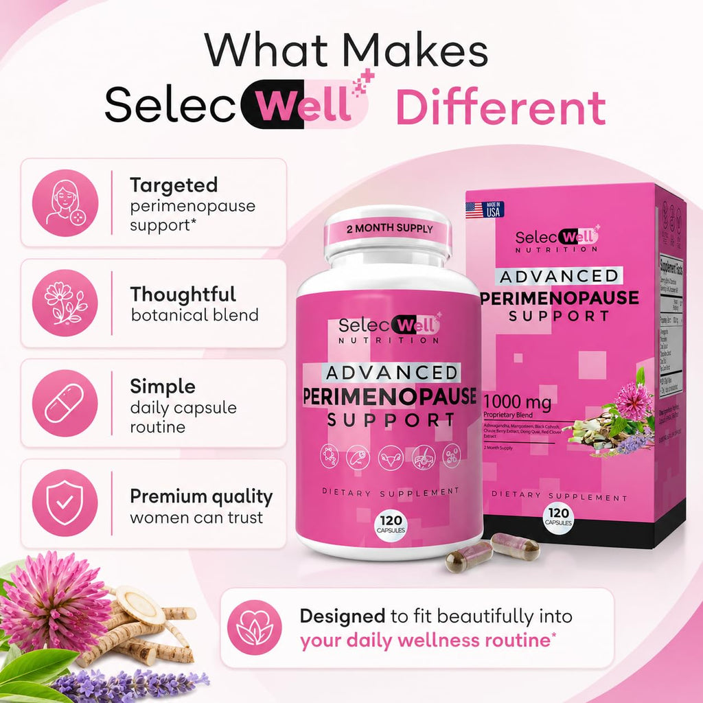 daily menopause support vitamins for health