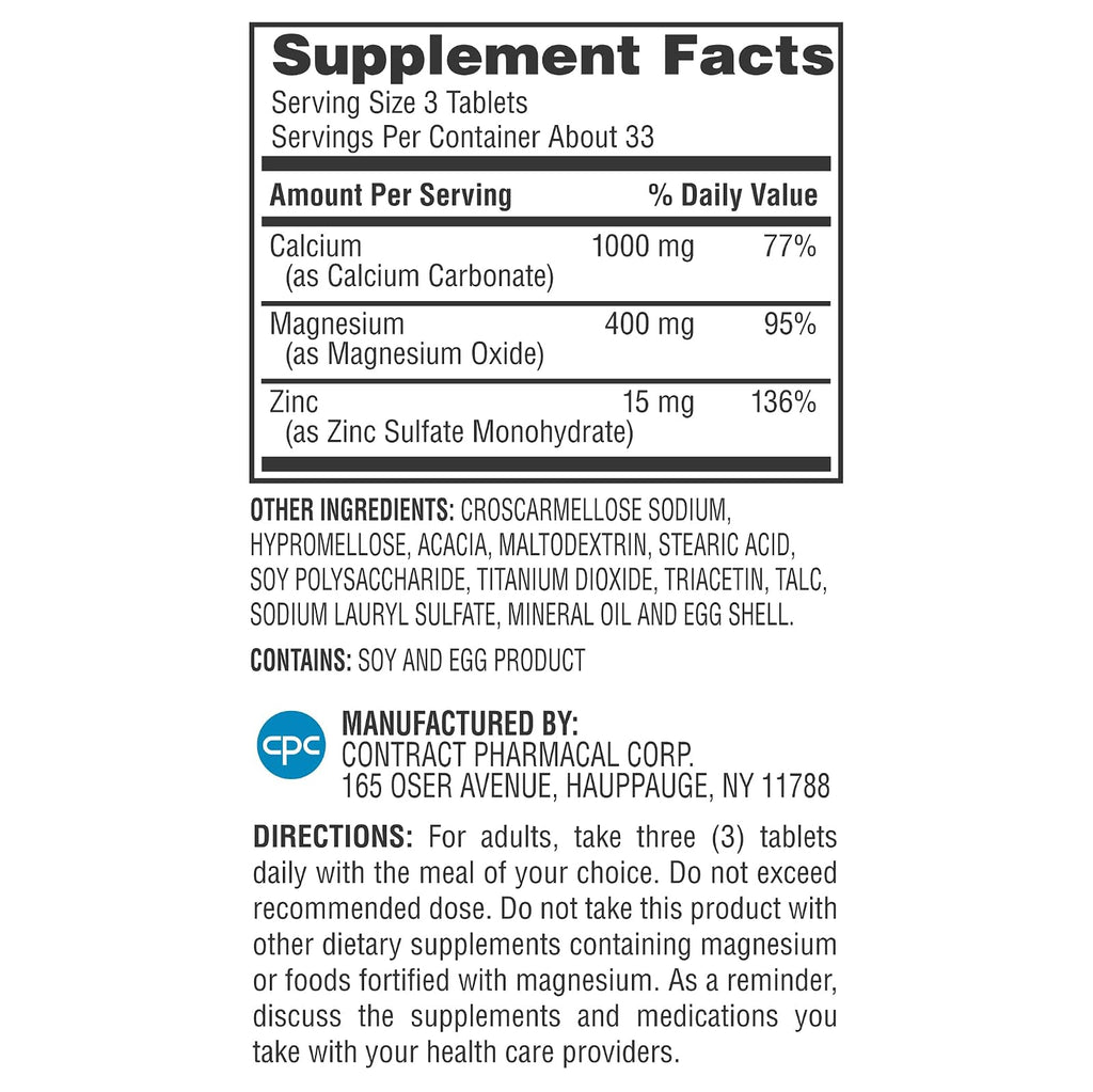 Daily mineral supplement for bone health