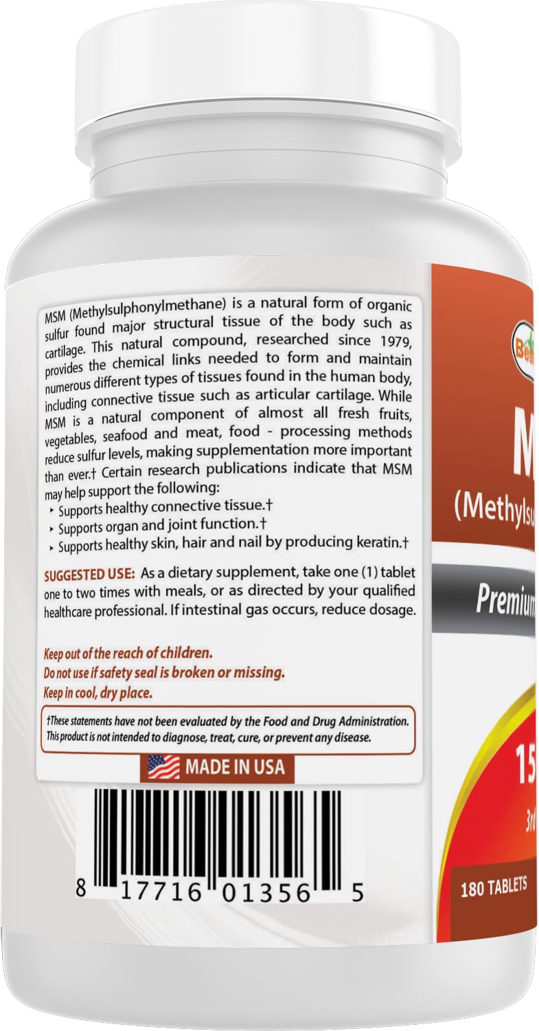 daily MSM for overall wellness