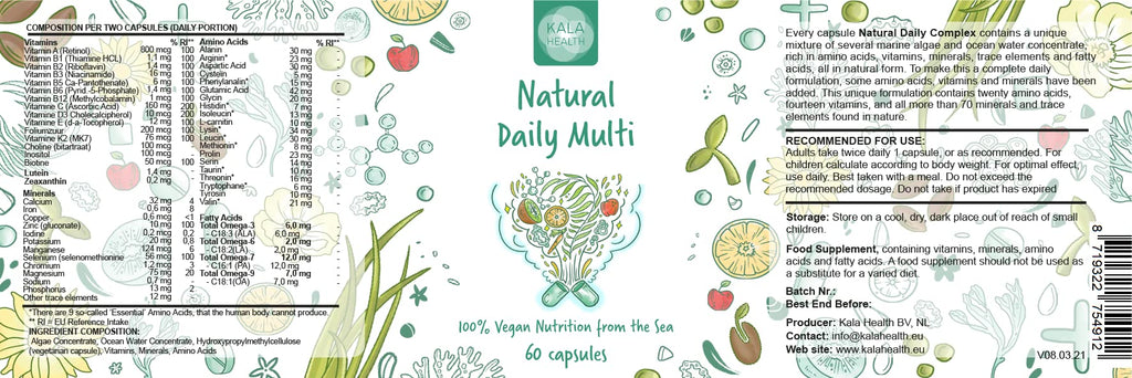 daily multi for optimal health