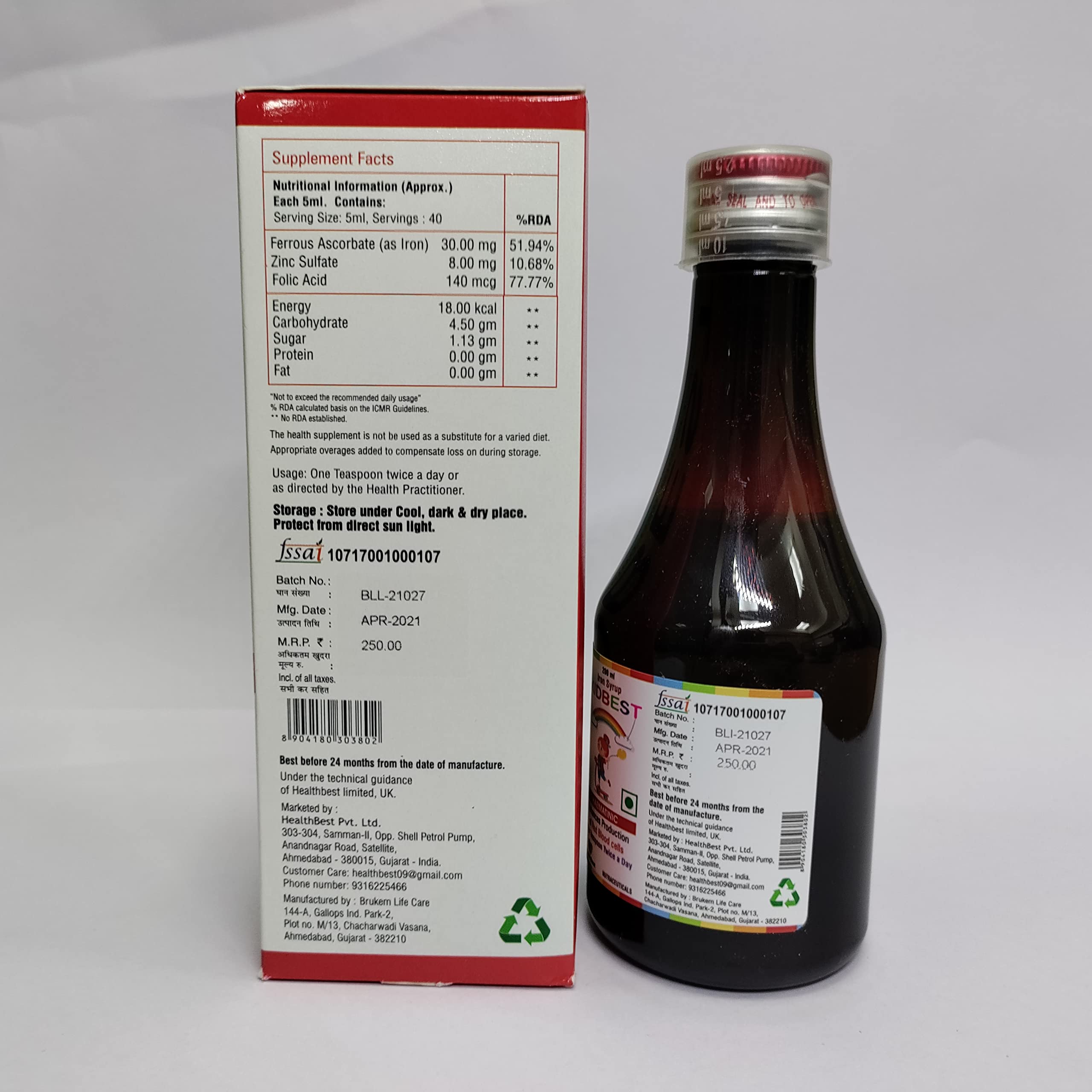 daily multimineral tonic for children