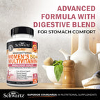Daily multivitamin capsules for women