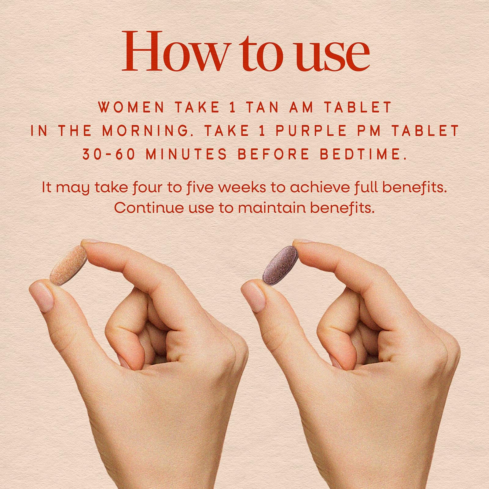 Daily multivitamin capsules for women