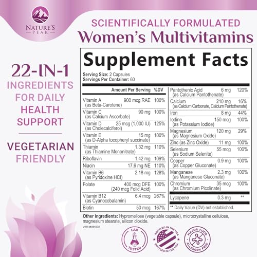 daily multivitamin capsules for women