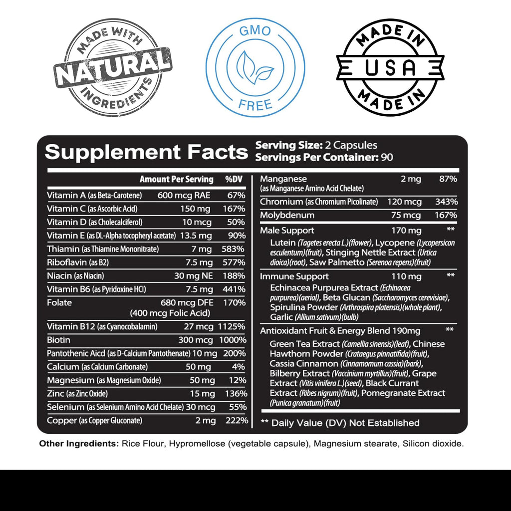 daily multivitamin for active lifestyle