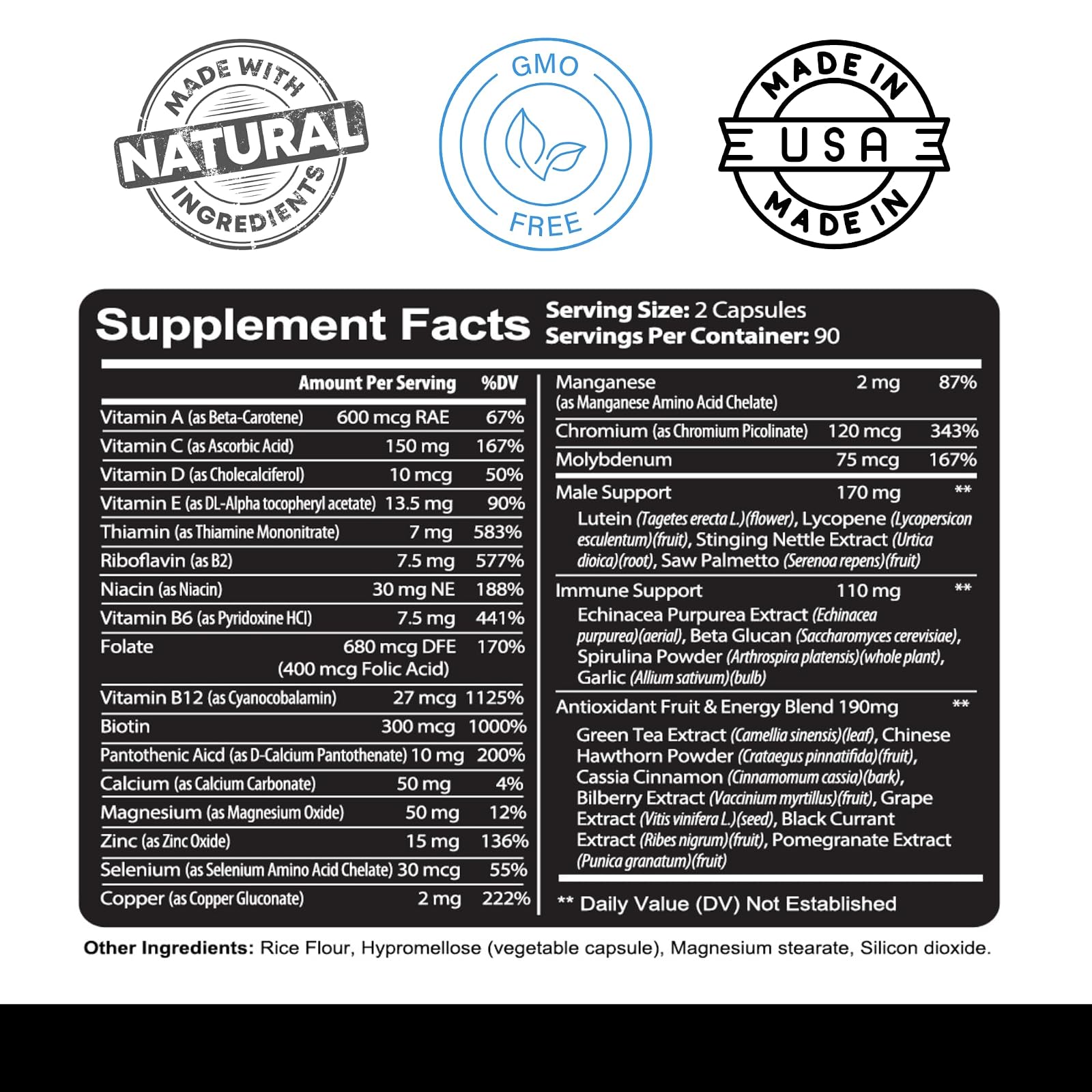 daily multivitamin for active lifestyle