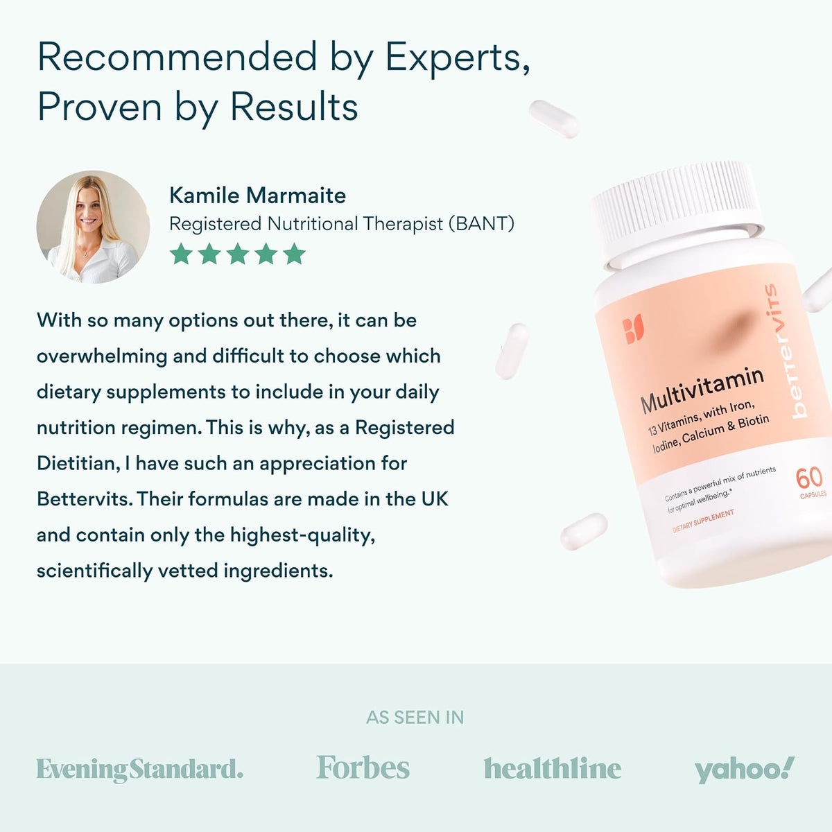 Daily multivitamin for active lifestyles
