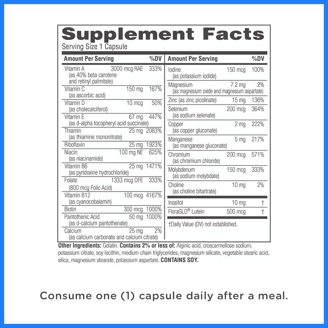Daily multivitamin for active lifestyles