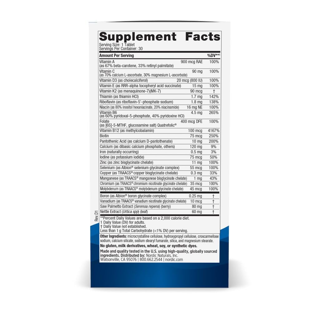 daily multivitamin for active men