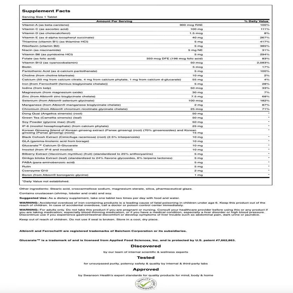 daily multivitamin for active women