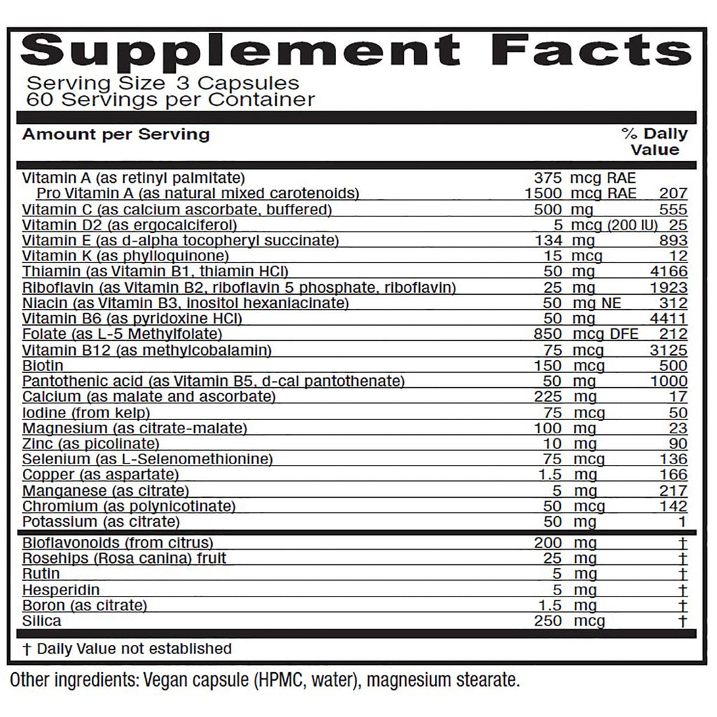 daily multivitamin for active women