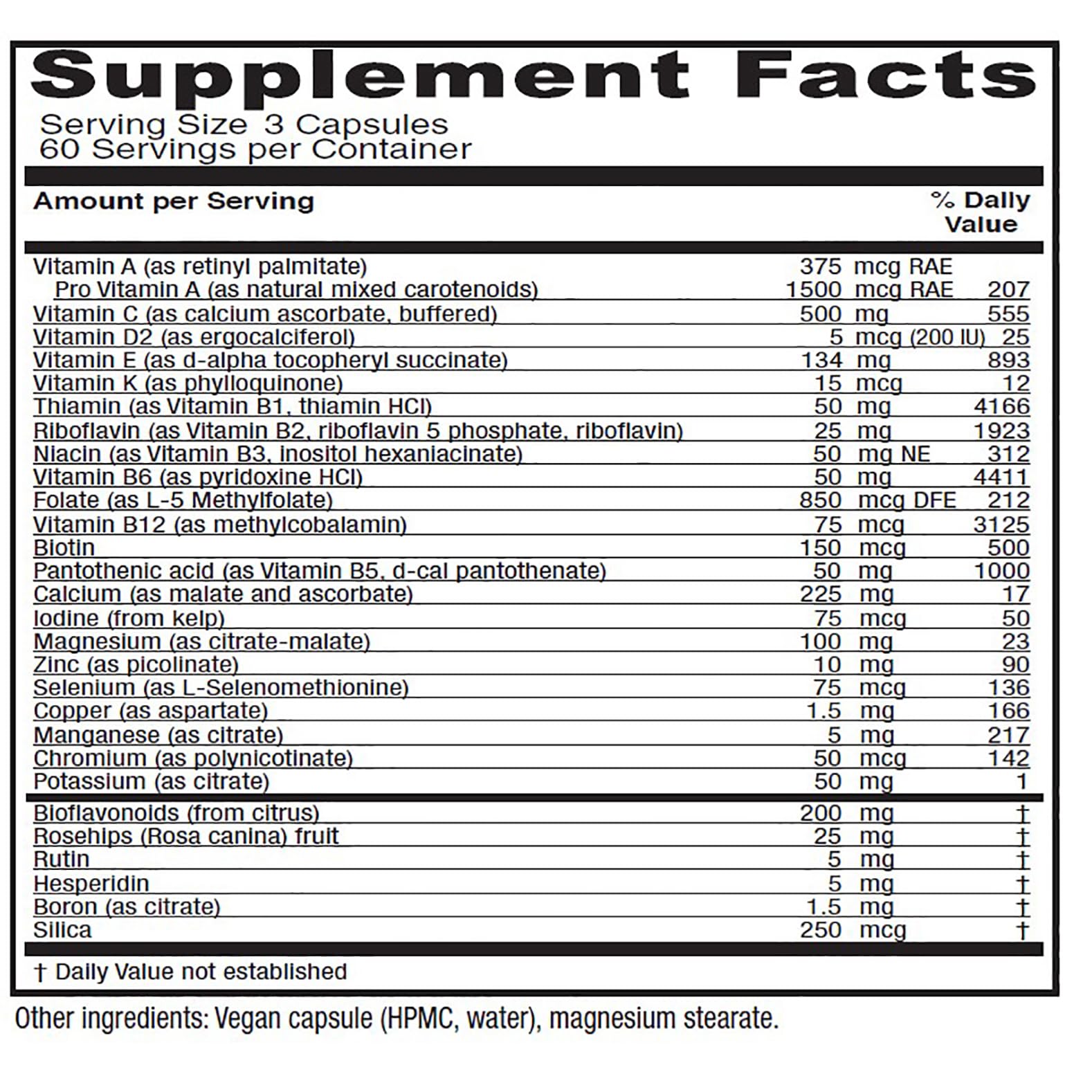 daily multivitamin for active women
