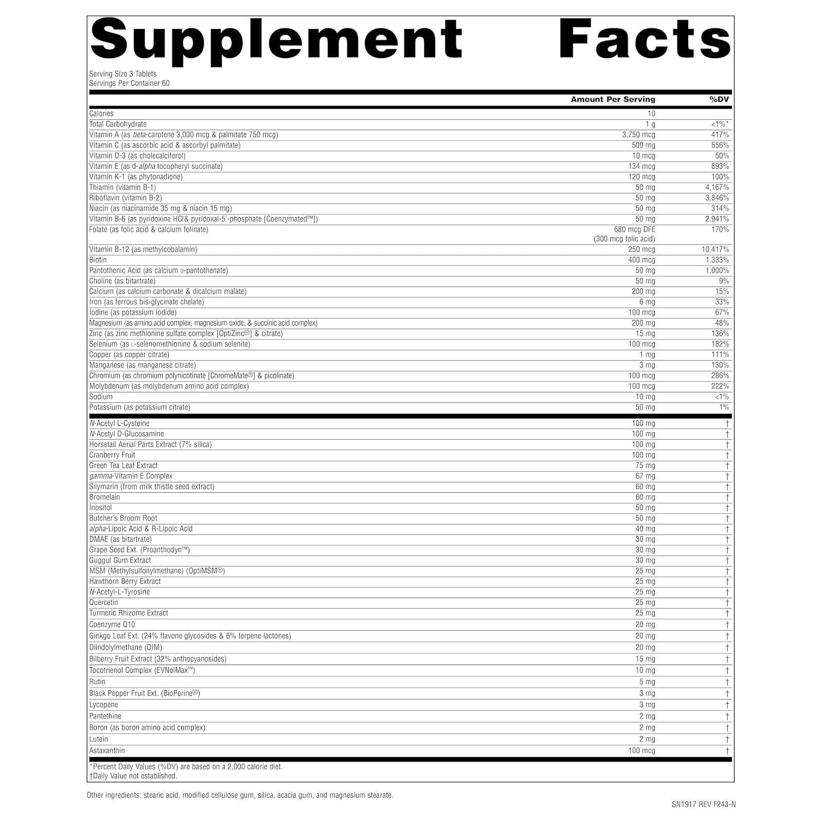daily multivitamin for active women