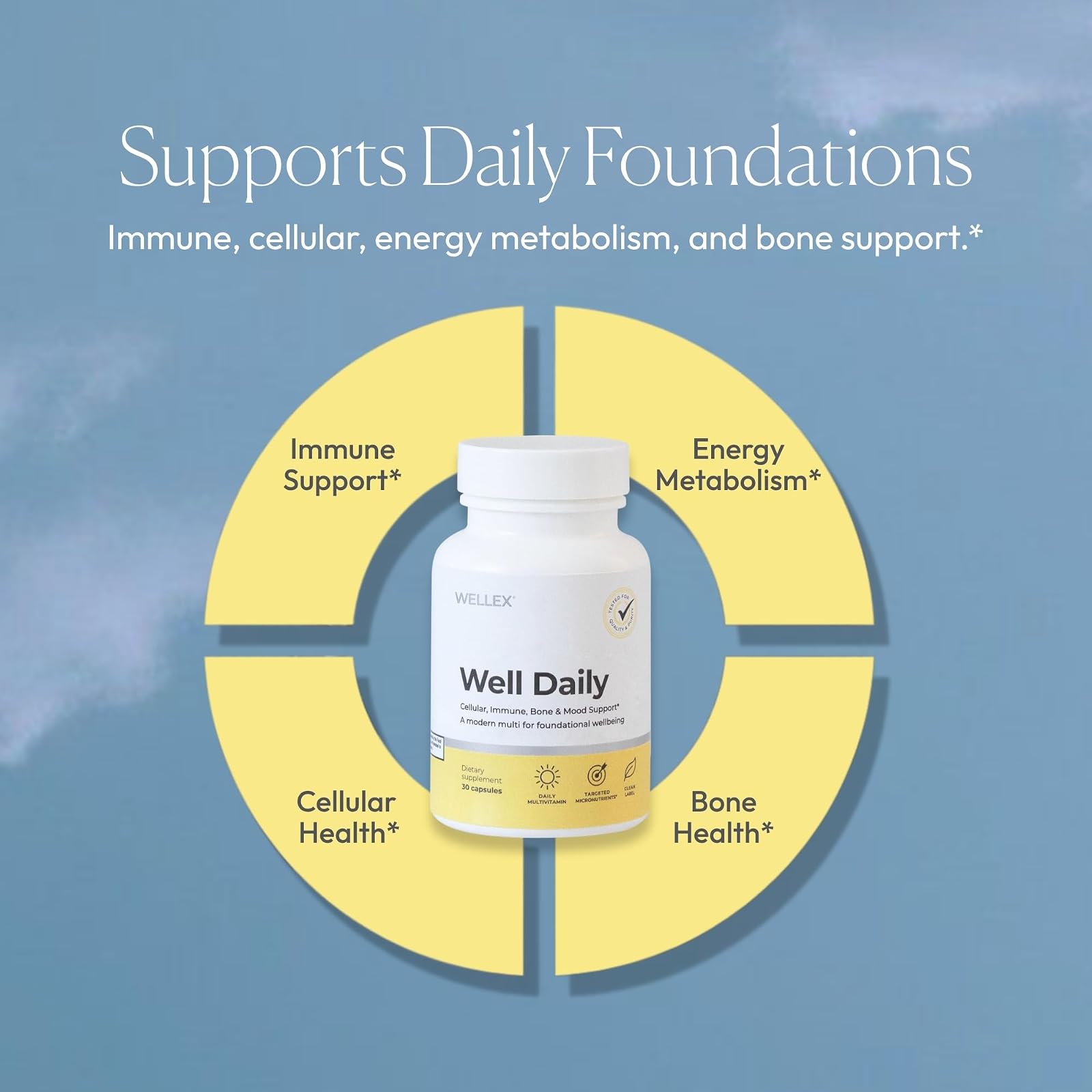 Daily multivitamin for energy boost