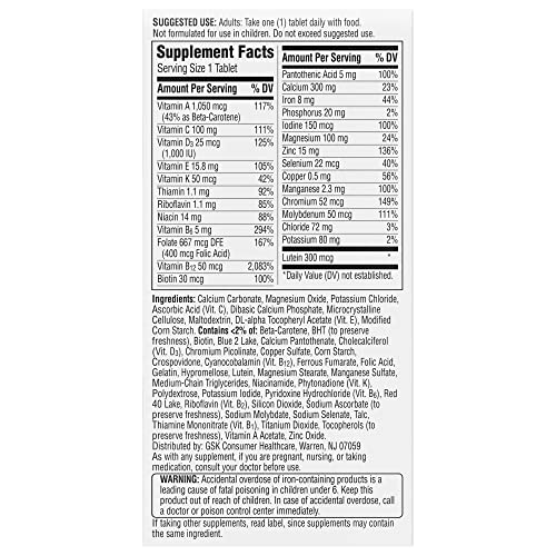 daily multivitamin for healthy aging