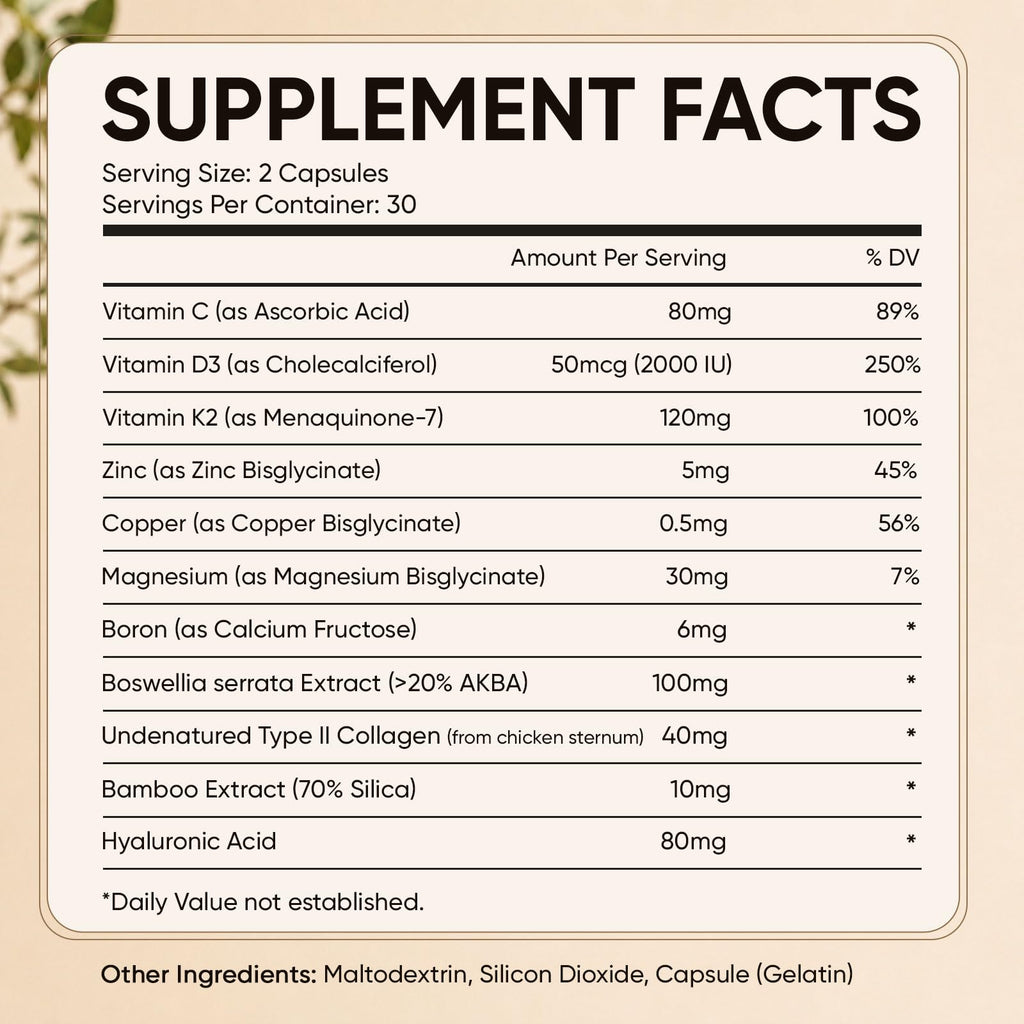 Daily multivitamin for joint wellness