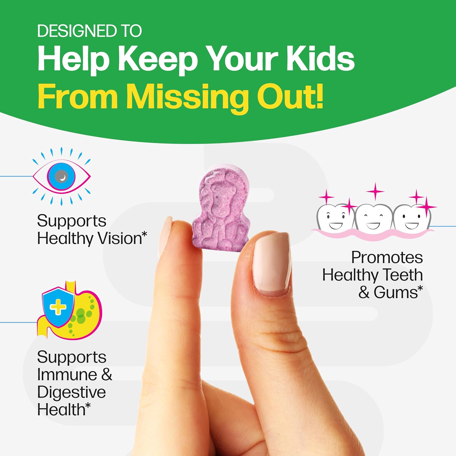 daily multivitamin for kids growth