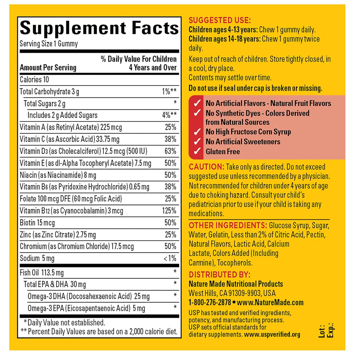 daily multivitamin for kids' wellness