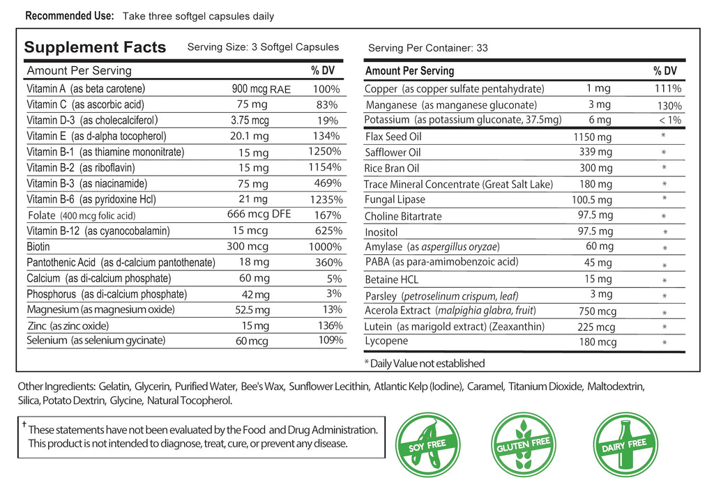 daily multivitamin for men and women