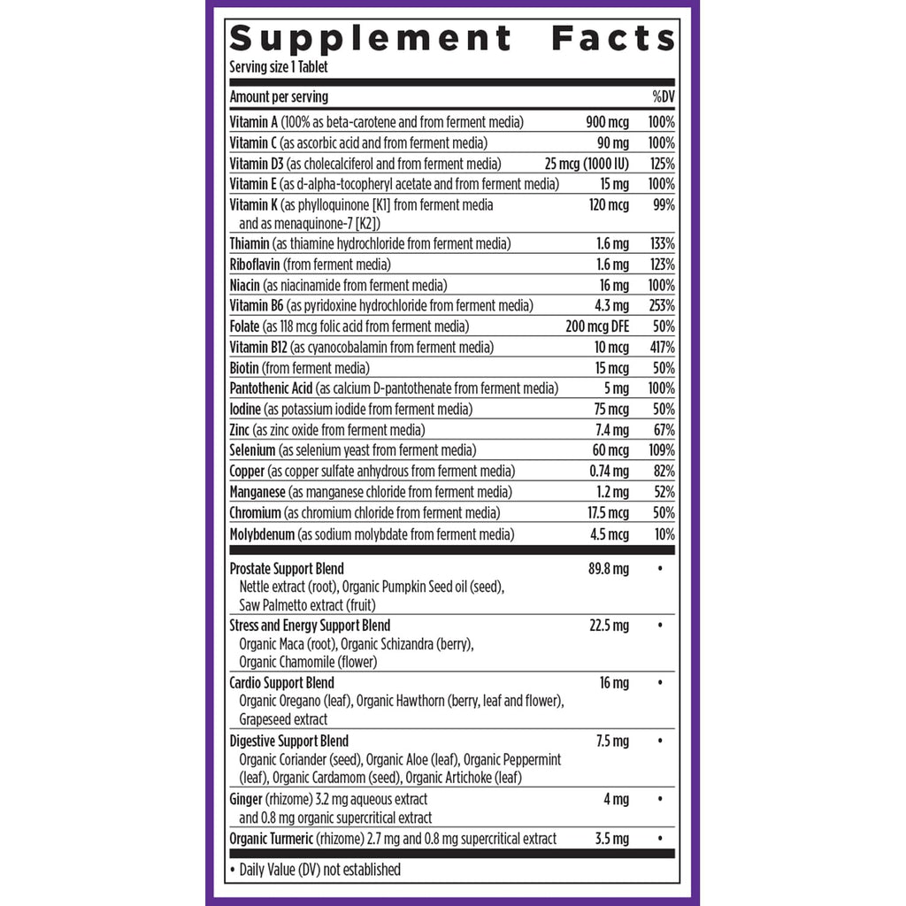 daily multivitamin for men over 40