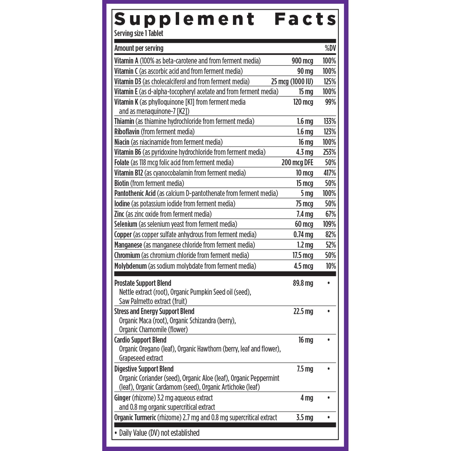 daily multivitamin for men over 40