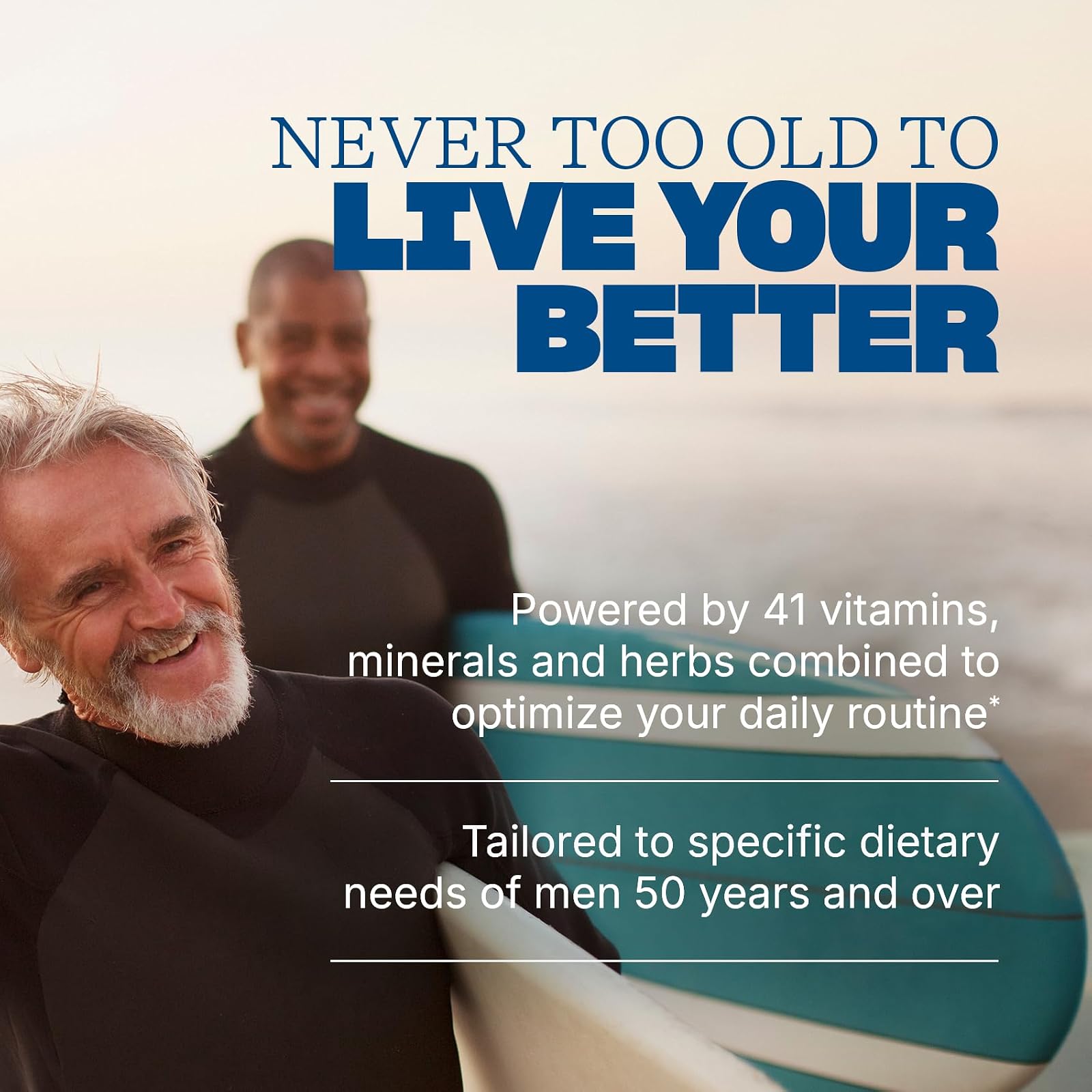 Daily multivitamin for men over 50
