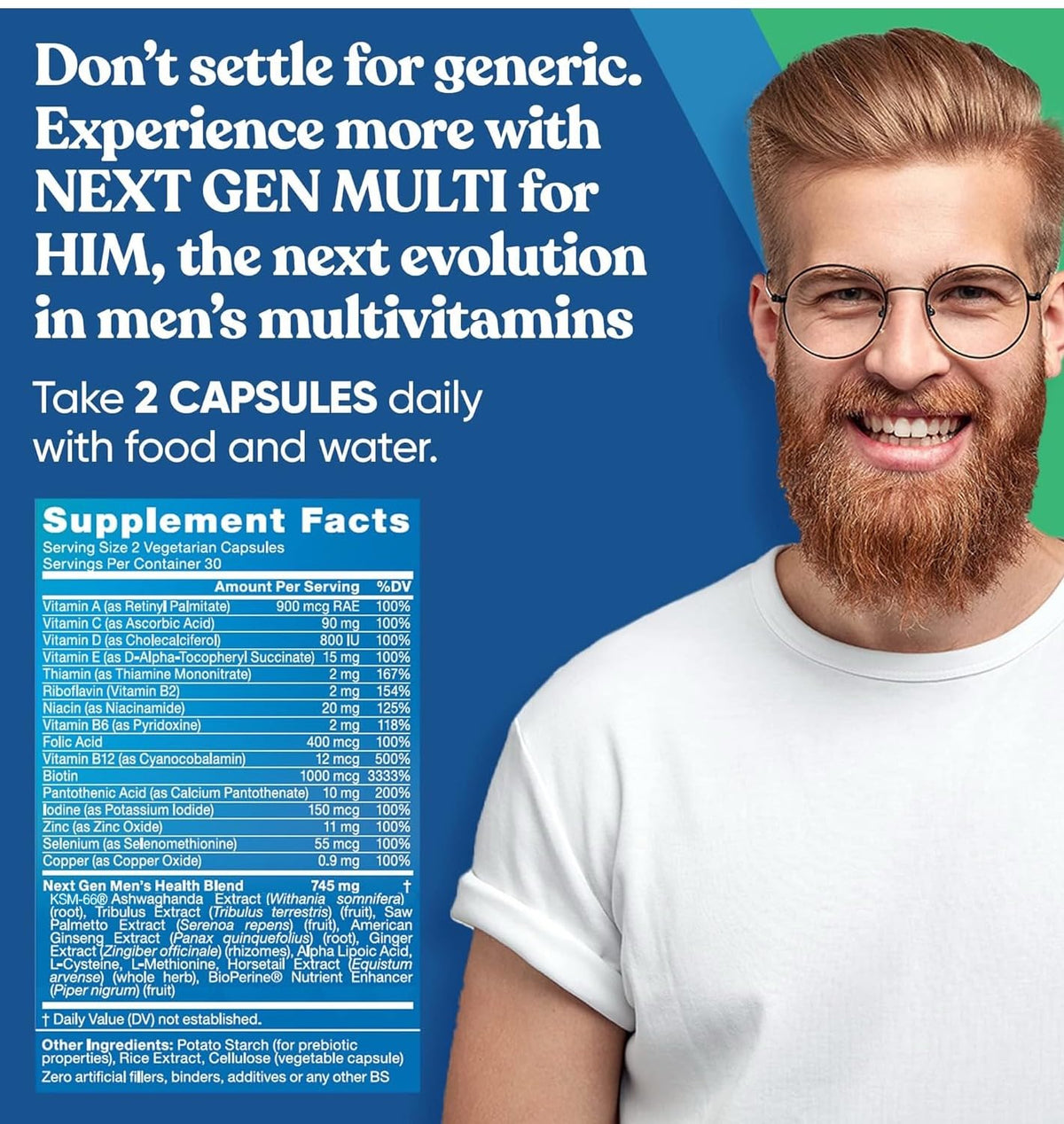 daily multivitamin for men's health