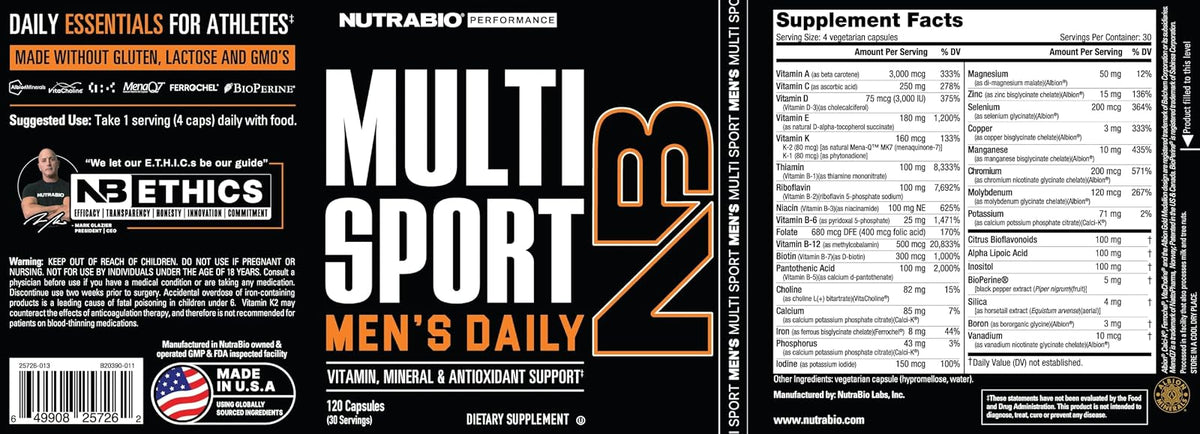 daily multivitamin for men's health