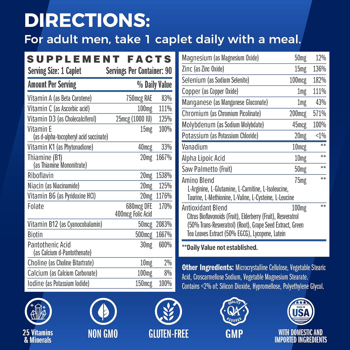 daily multivitamin for men