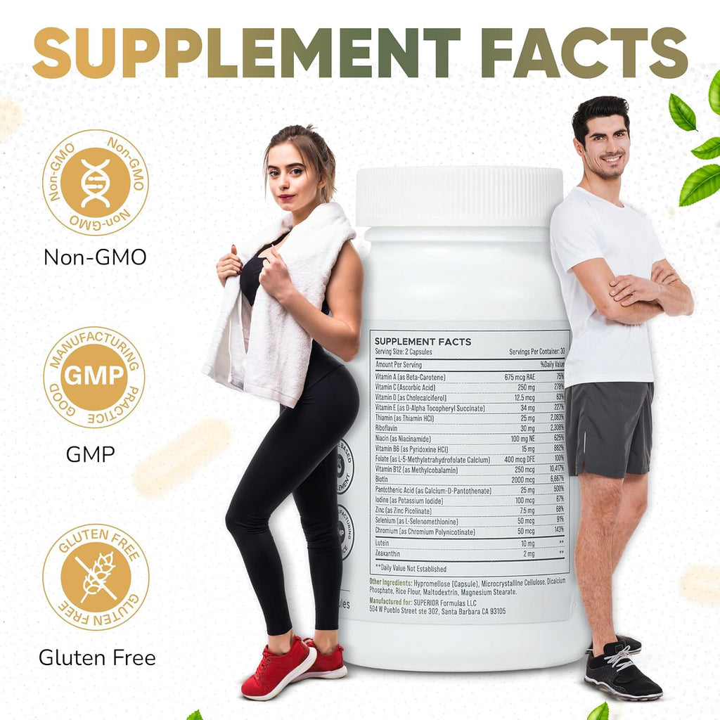 Daily multivitamin for optimal health