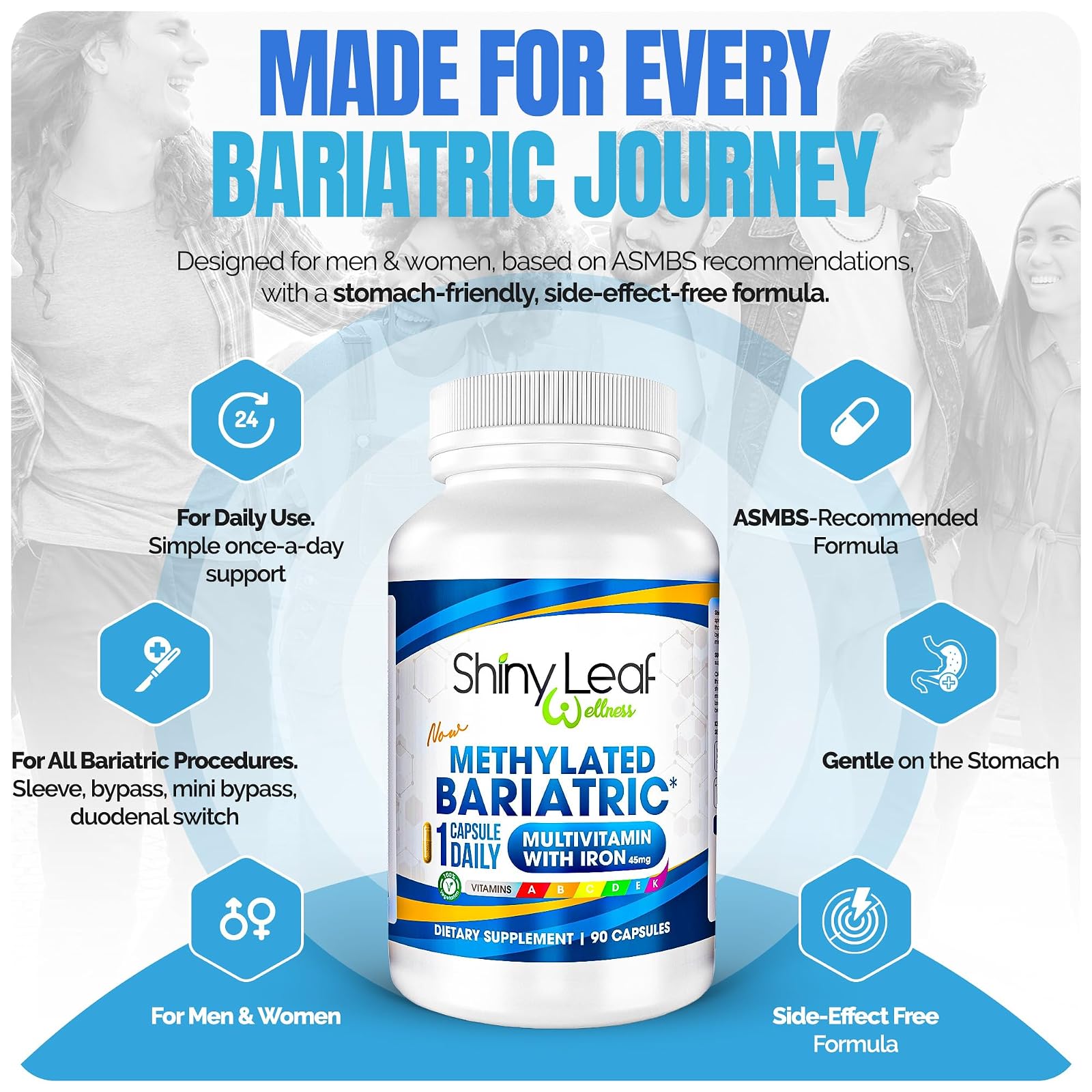 Daily multivitamin for optimal wellness