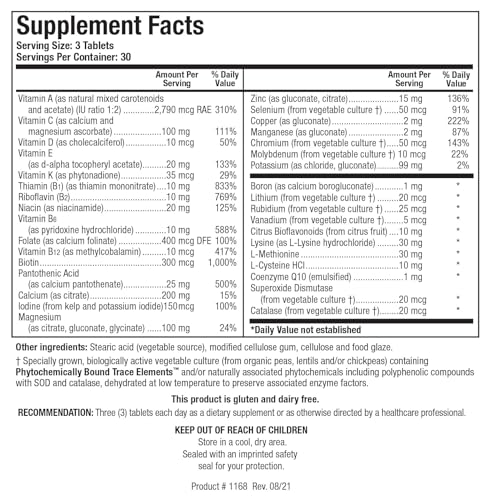 daily multivitamin for overall health
