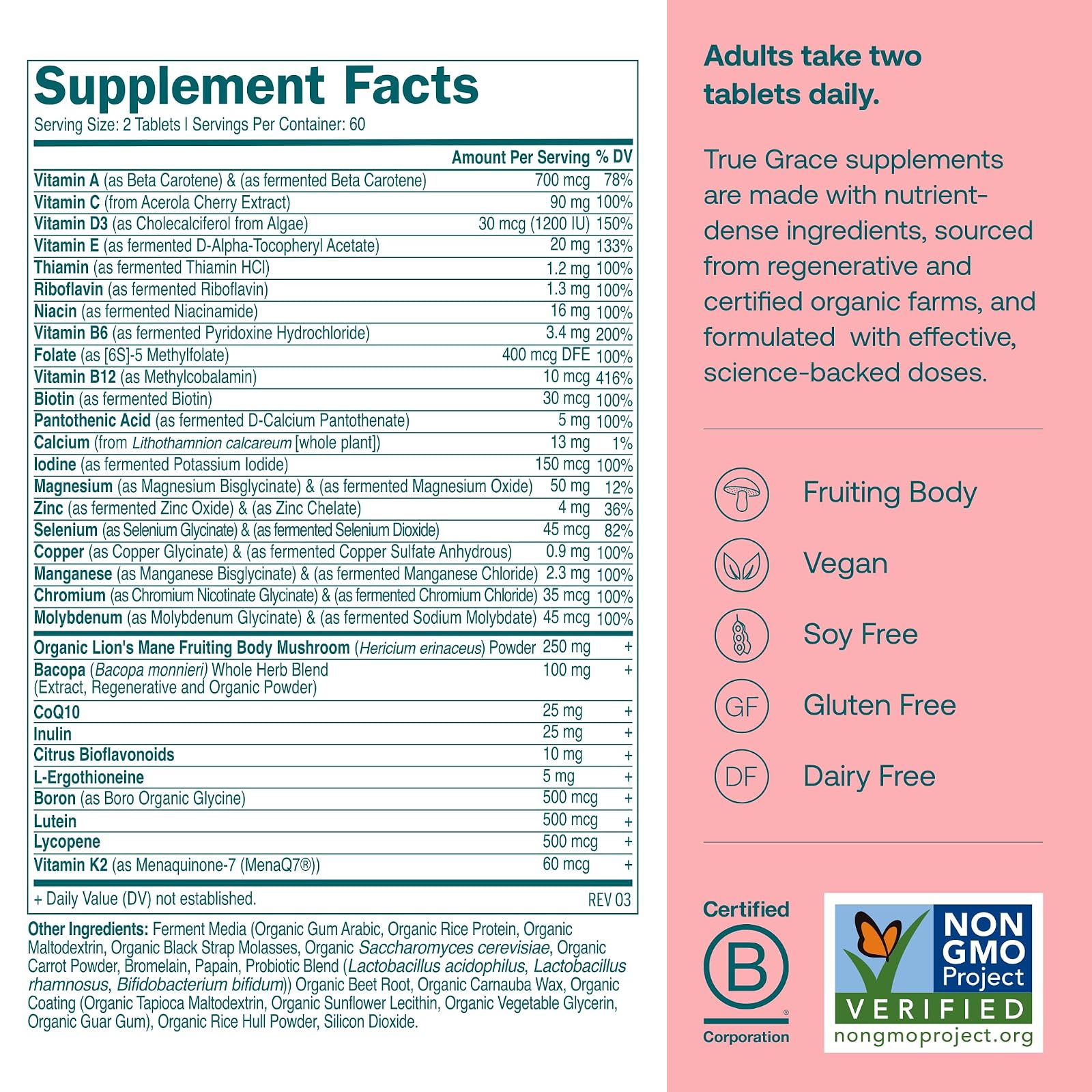 Daily multivitamin for seniors health