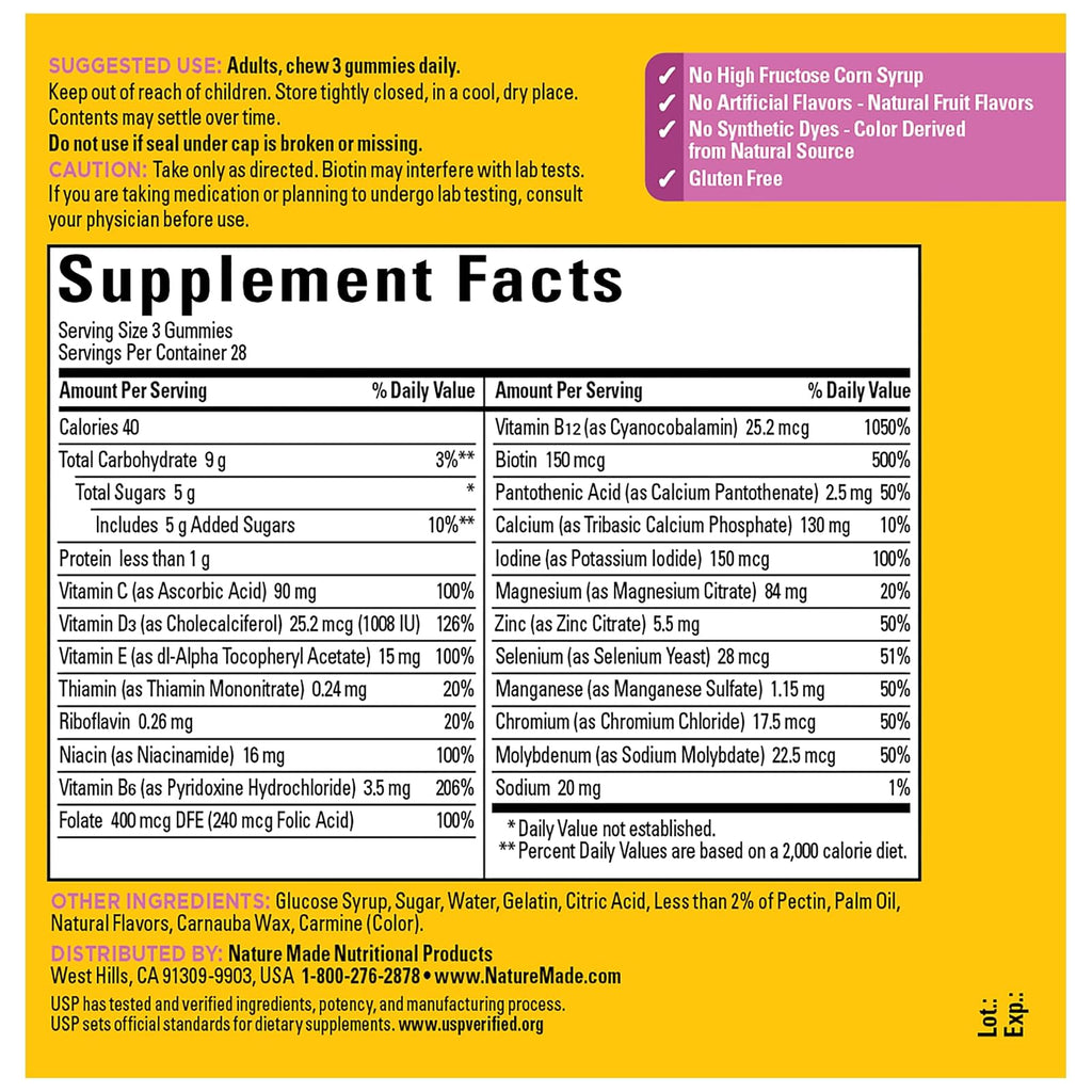 daily multivitamin for women's wellness