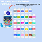 Daily multivitamin gummies for energy
